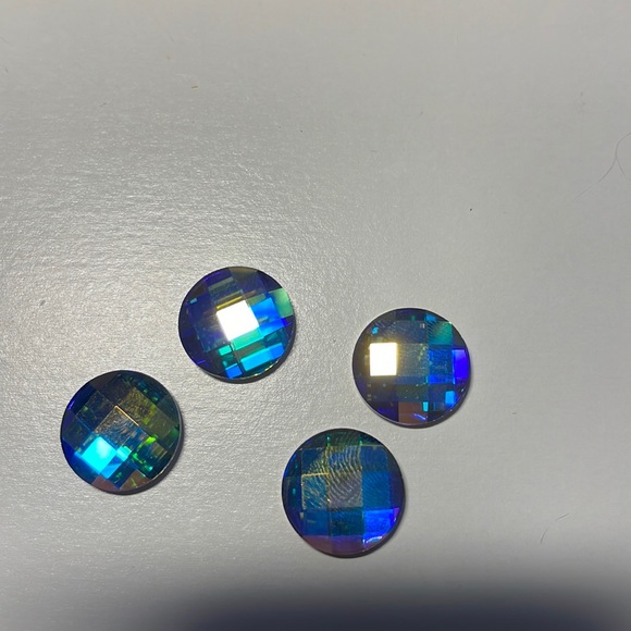 Swarovski | Jewelry | 4 Swarovski Flat Back Crystals | Poshmark